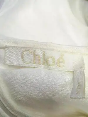 Chloé Ruffled Short-sleeve Blouse