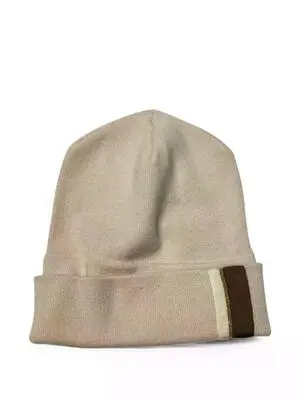 Brunello Cucinelli Monili Knit Beanie Hat - Neutrals