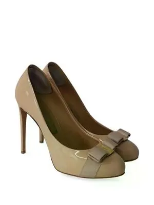 FERRAGAMO Vara Bow Platform Pumps