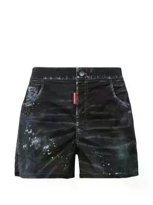 Dsquared2 Five-pockets Midi Swim Shorts - Black