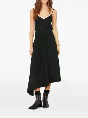 Officine Générale Asymmetric Panelled Midi Skirt