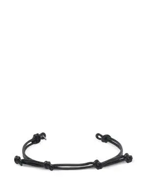 MAISON MARGIELA Knot Detail Bracelet - Black