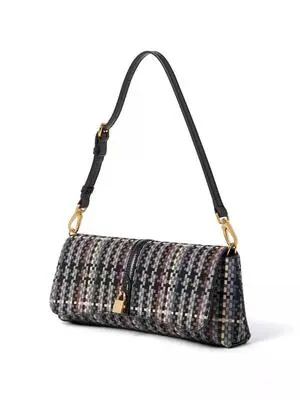 Stella McCartney Woven Padlock Detail Clutch Bag