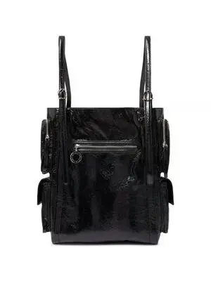 Stella McCartney Crinkled-finish Multi-pocket Tote Bag