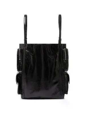 Stella McCartney Crinkled-finish Multi-pocket Tote Bag