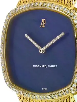 AUDEMARS PIGUET Yellow Gold Diamond Cushion Watch