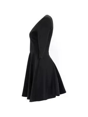 Diane Von Furstenberg V-neck Flared Mini Dress
