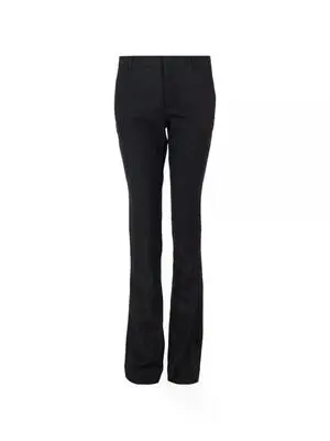Gucci Concealed-fastening Flared Trousers - Black