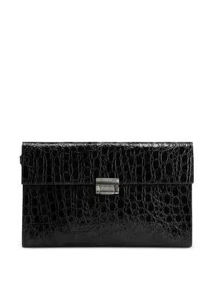 GIUSEPPE ZANOTTI Yannis Clutch Bag - Black