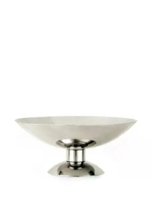 LOUISE ROE Polished Stainless-steel Low Champagne Coupe - Silver