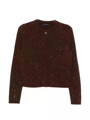 Fabiana Filippi Sequin-embellished Cardigan - Brown