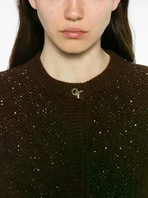Fabiana Filippi Sequin-embellished Cardigan