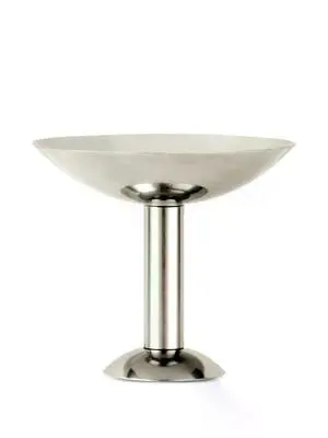 LOUISE ROE Polished-finish Tall Champagne Coupe - Silver