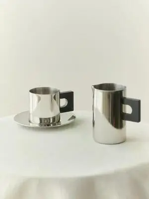 LOUISE ROE S.r Polished-finish Geometric-handle Pitcher