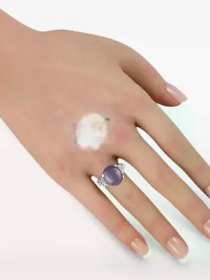 LB EXCLUSIVE Sapphire And Diamond Ring - Silver