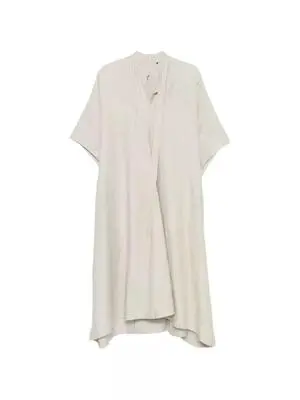 ZIGGY CHEN Panelled Short-sleeve Midi Dress