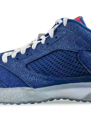 JORDAN 5 Low Crackle-effect Sneakers - Blue