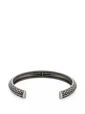 Roberto Cavalli Snake-effect Cuff Bracelet