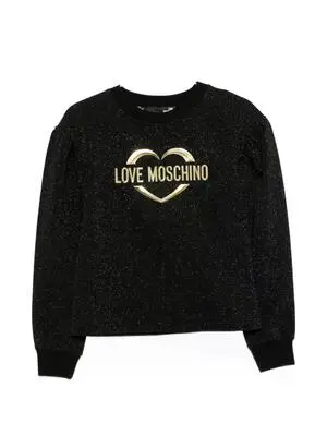Moschino Logo-print Sweatshirt - Black
