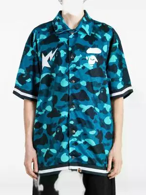 A BATHING APE Camo-print Shirt
