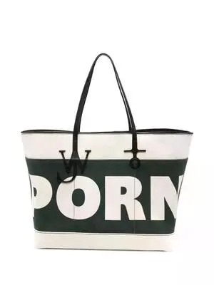 JW Anderson Anchor Logo-plaque Tote Bag - Neutrals
