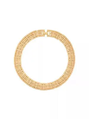 MONET 1960's Circular Necklace - Metallic