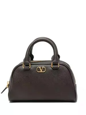 Valentino Garavani Mini Vlogo Grained Leather Bag