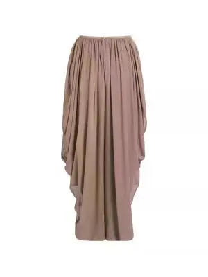 Elie Saab Draped Silk Trousers