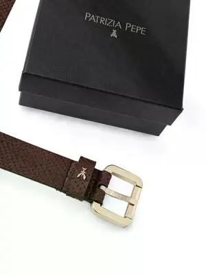 Patrizia Pepe Snake-effect Leather Belt