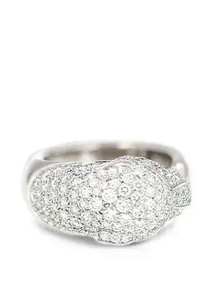 Cartier 2019 Panthère Diamond And Emerald Ring