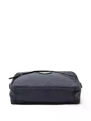 Prada Tessuto Montagna Belt Bag With Logo Plaque