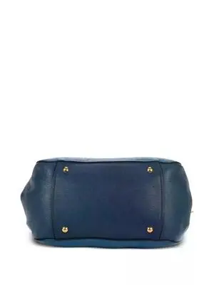 Miu Miu Madras Buckled-handles Tote Bag
