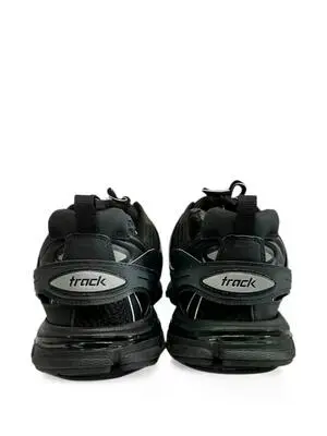 Balenciaga Track Sneakers With Embroidered Logo - Black