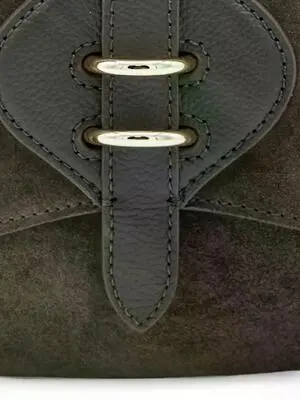 COCCINELLE Medium Maveryfue Grained-leather Shoulder Bag - Green