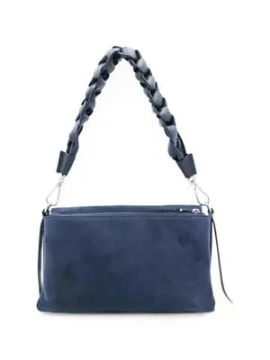 COCCINELLE Suede Braided-handle Shoulder Bag