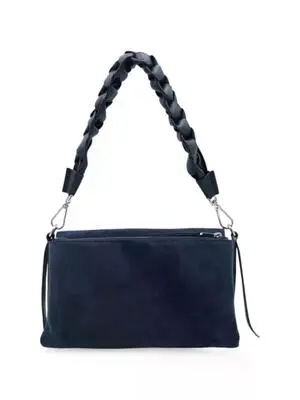 COCCINELLE Suede Braided-handle Shoulder Bag