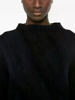 Liviana Conti Ribbed Trim Knitted Sweater