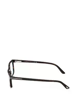 TOM FORD Tortoiseshell-effect Magnetic-clip Glasses