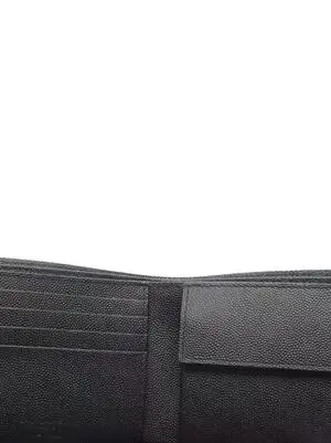 Saint Laurent 2020s Pebbled-leather Bi-fold Wallet