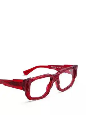 KUBORAUM K61 Geometric-frame Eyeglasses - Red
