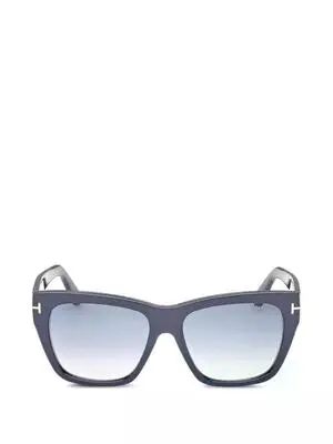 TOM FORD Rectangle Frame Sunglasses - Blue