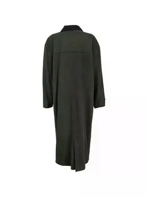 Fendi Double-breasted Corduroy-collar Coat