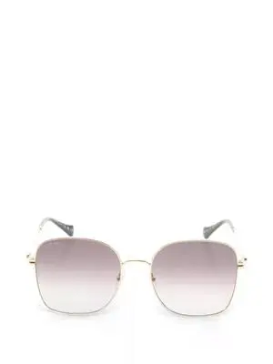 Gucci 2020s Square-frame Sunglasses - Gold