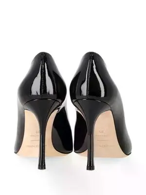 SERGIO ROSSI Patent Leather Pointed-toe Stiletto Pumps