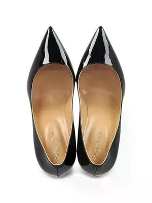 SERGIO ROSSI Patent Leather Pointed-toe Stiletto Pumps