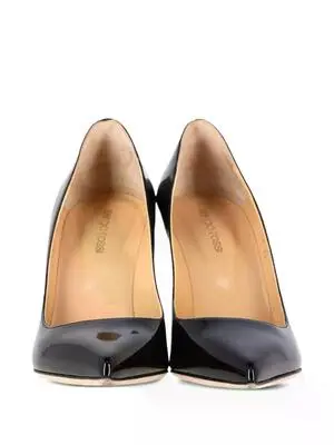 SERGIO ROSSI Patent Leather Pointed-toe Stiletto Pumps
