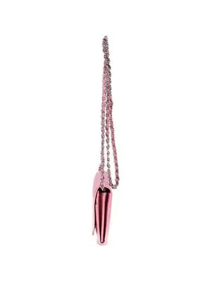 Prada Saffiano Leather Flap Chain Wallet