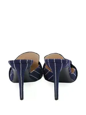 Altuzarra Pinstripe Buckle-detail Pumps