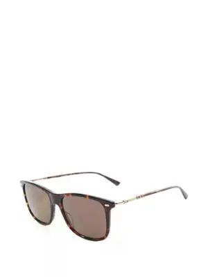 Gucci Tortoiseshell-effect Square-frame Sunglasses