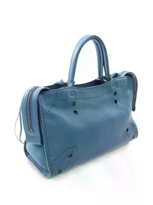 Balenciaga 2010s Blackout City Handbag